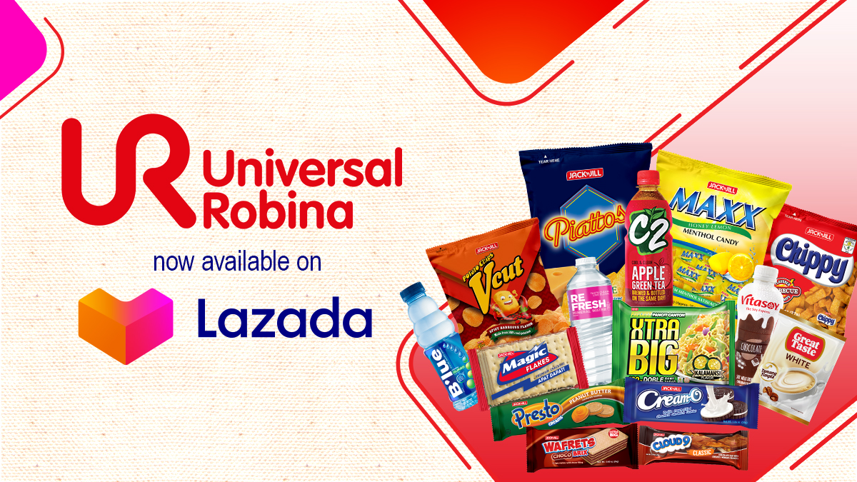 Well-loved URC brands are now available on Lazada